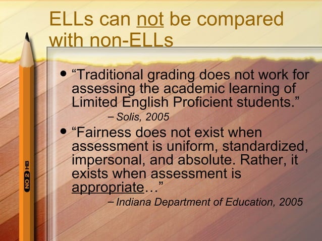 A? B? C? Assigning Meaningful Grades for ELLs | PPT | Educational ...