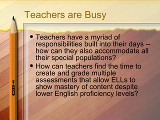 A? B? C? Assigning Meaningful Grades for ELLs | PPT