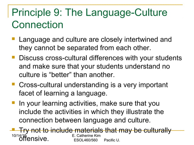 Esol methods 2 | PPT | Education