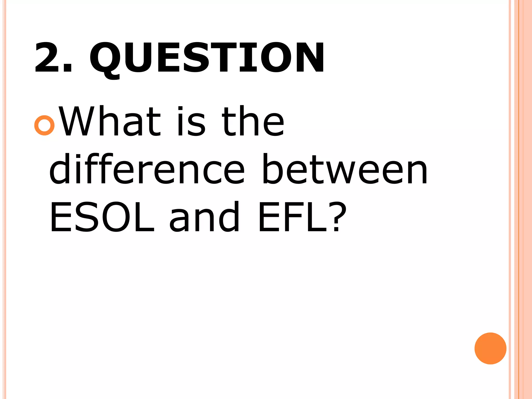 Esol quiz questions only | PPT