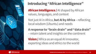 From Artificial Intelligence to African Intelligence: Transforming ...
