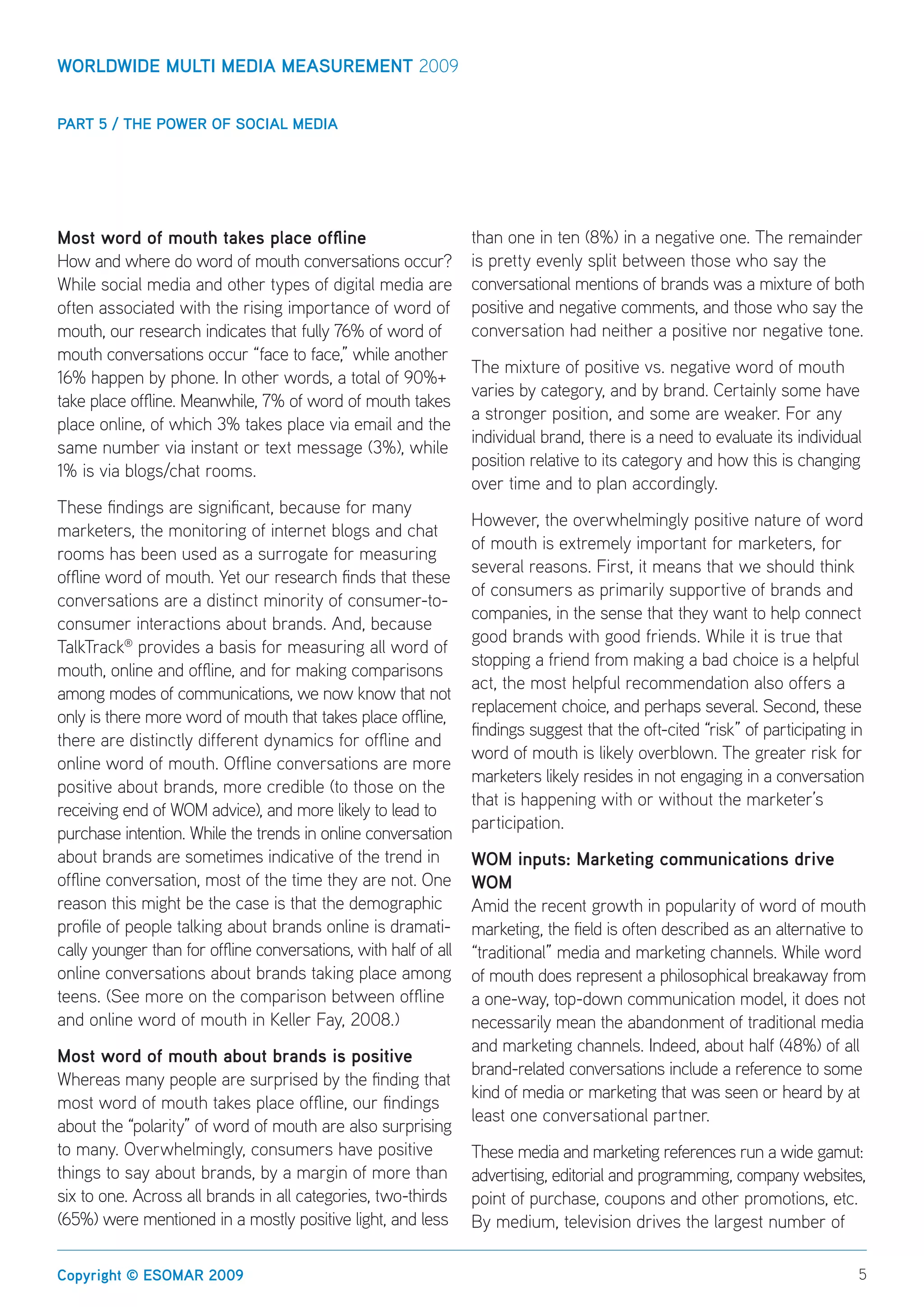 A Holistic Approach to the Measurement of WOM | PDF | Advertising ...