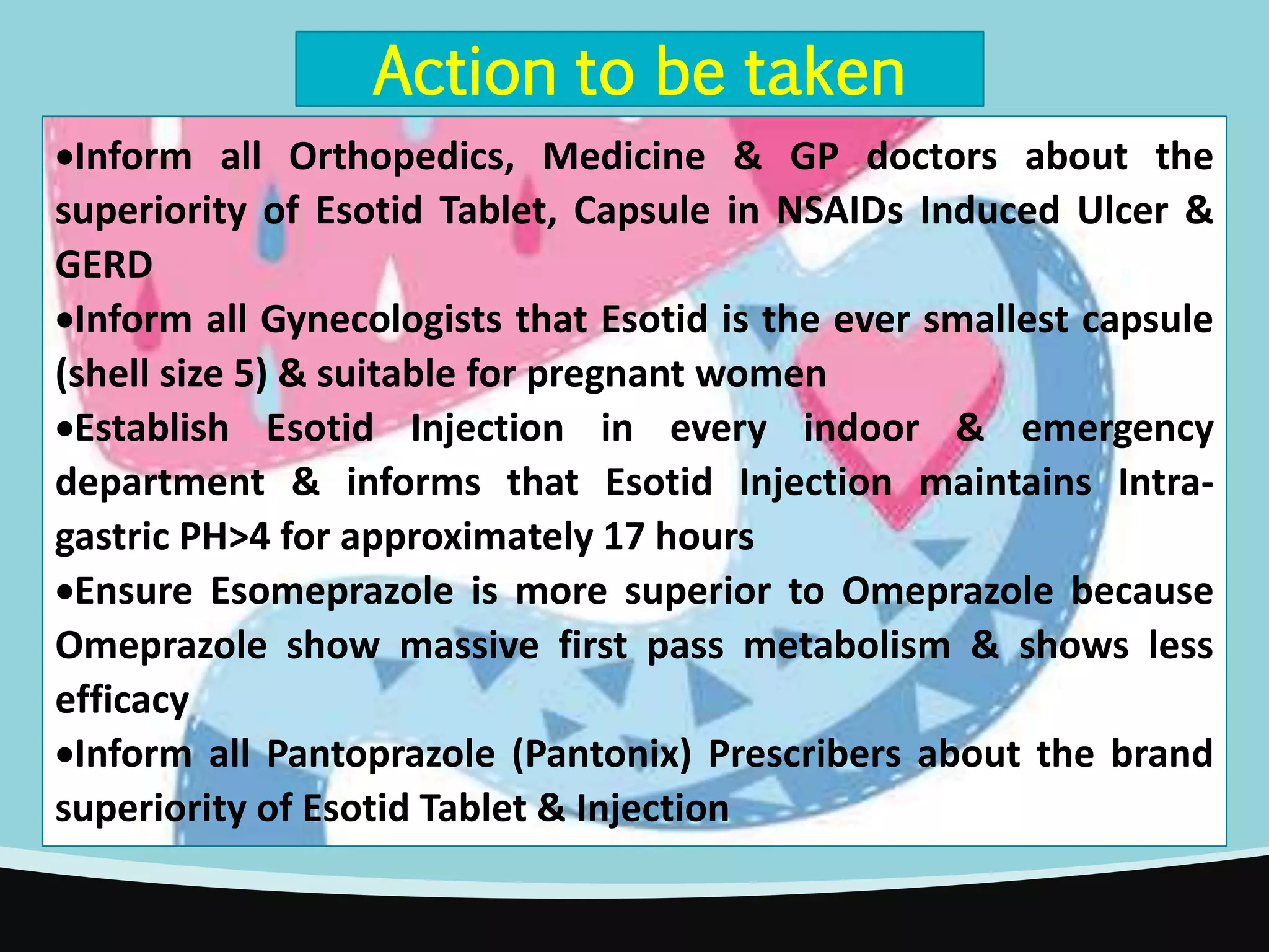 Esomeprazole marketing plan by mehedee | PPTX
