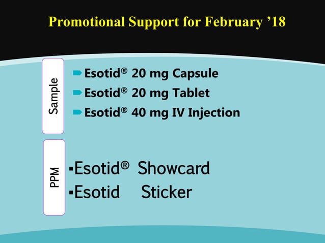 Esomeprazole marketing plan by mehedee | PPTX