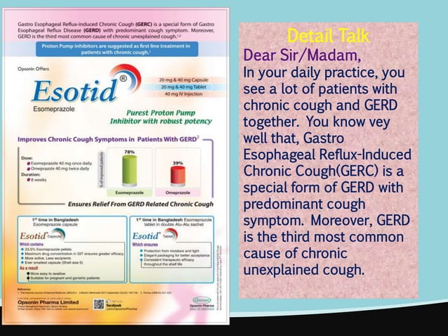 Esomeprazole marketing plan by mehedee | PPTX