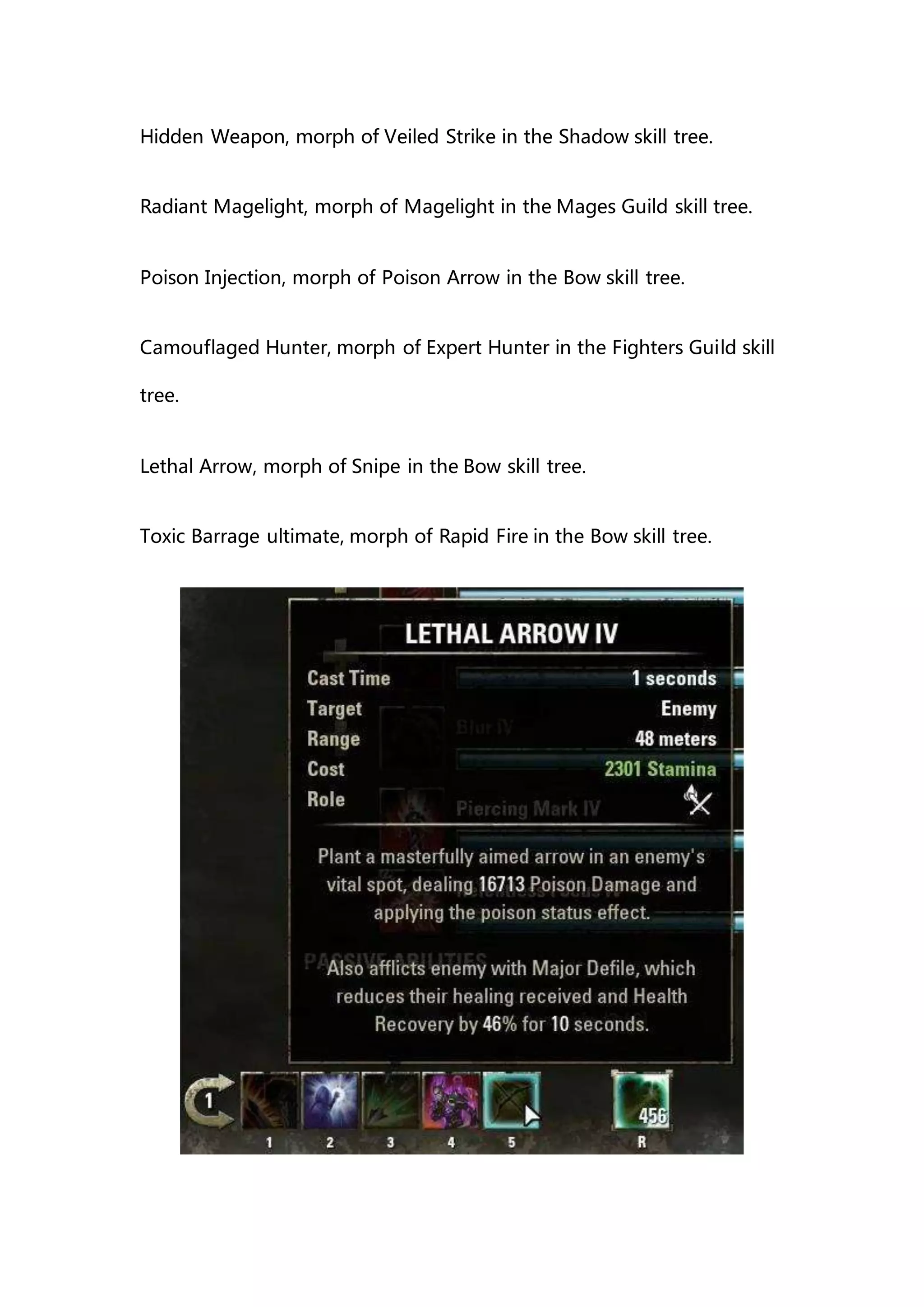 ESO Nightblade Archer Assassin Build | PDF