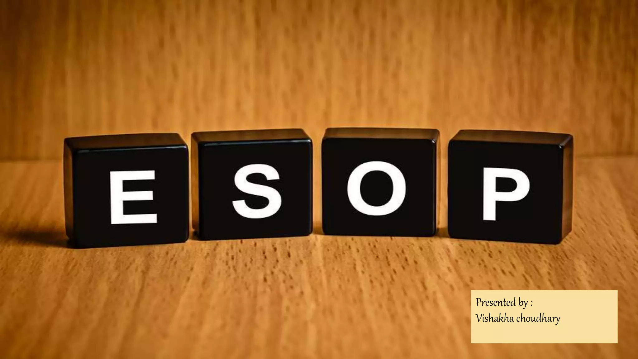 COMPENSATION SYSTEM MANAGEMENT :Esop and Eva | PPTX