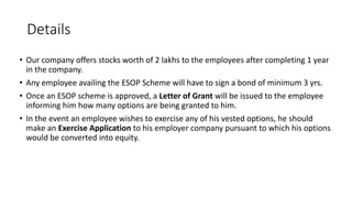 Esop benefits | PPTX