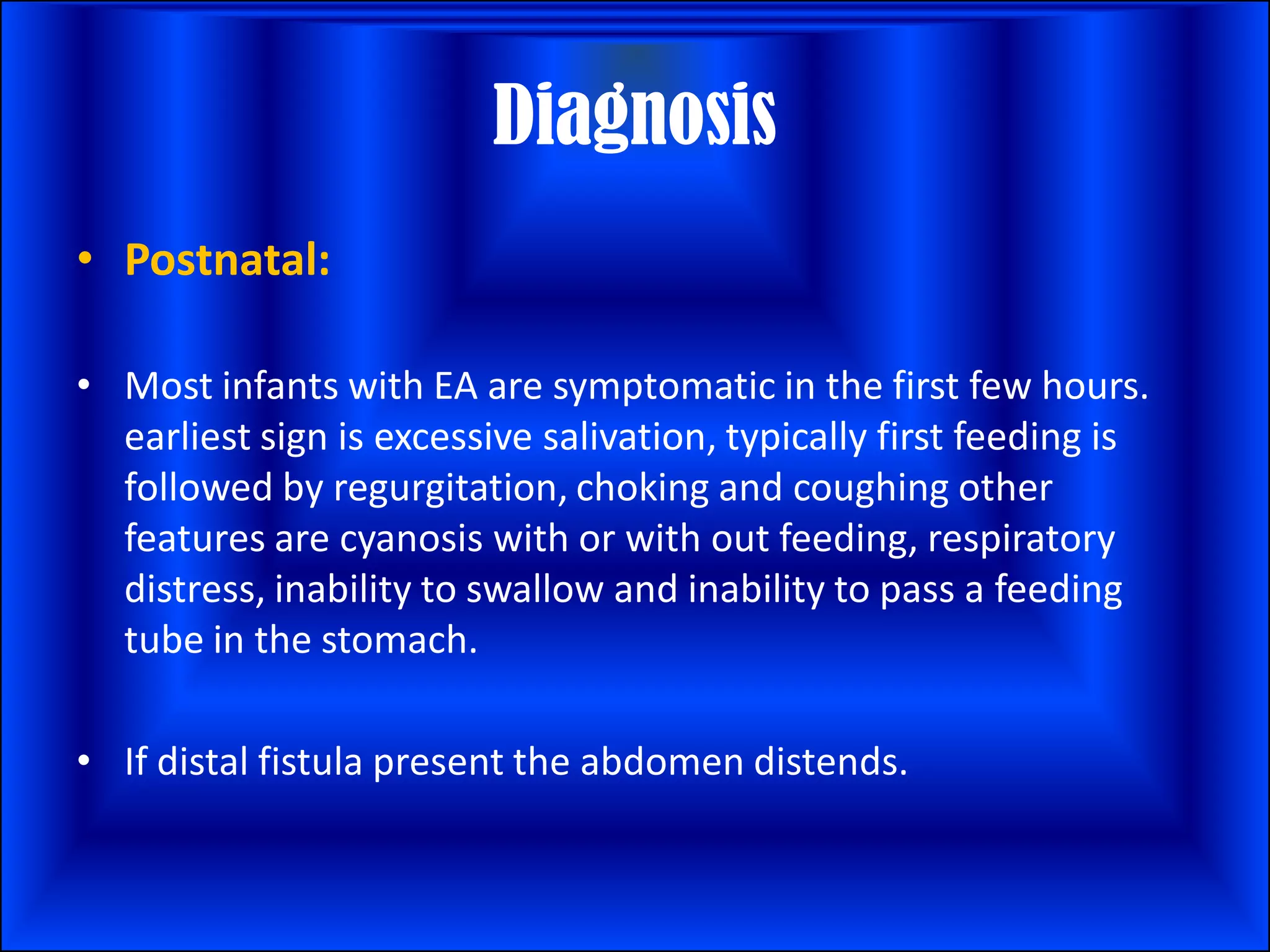 Esophageal atresia & tracheoesophageal fistula | PDF