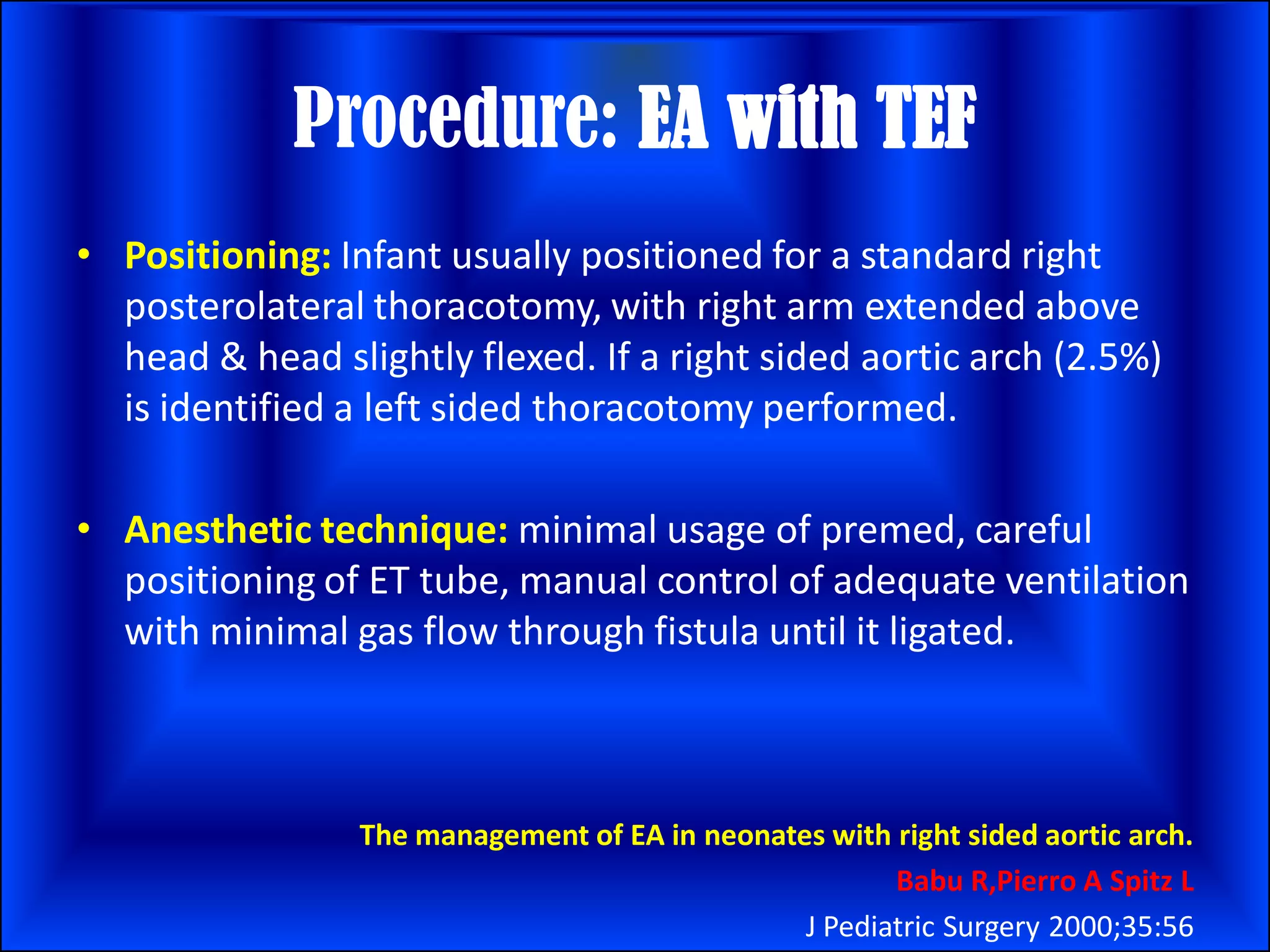 Esophageal atresia & tracheoesophageal fistula | PDF