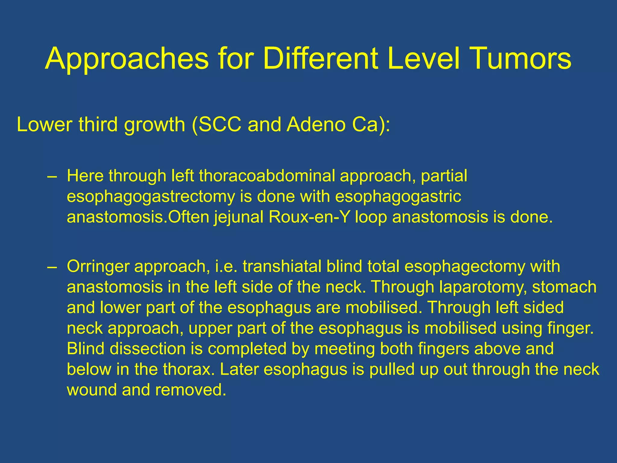 Esophageal ca | PPTX