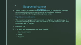Esophageal Carcinoma | PPSX