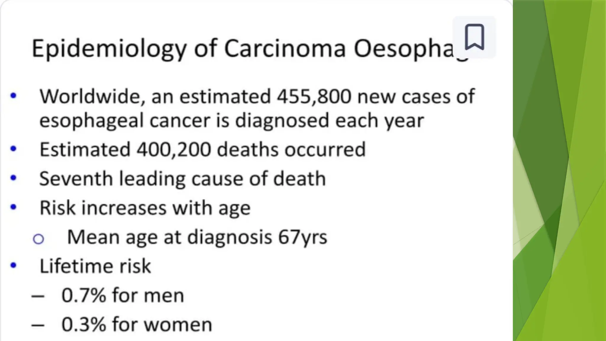 Esophageal Carcinomapptx Oncology Esophageal Carcinoma Pptx