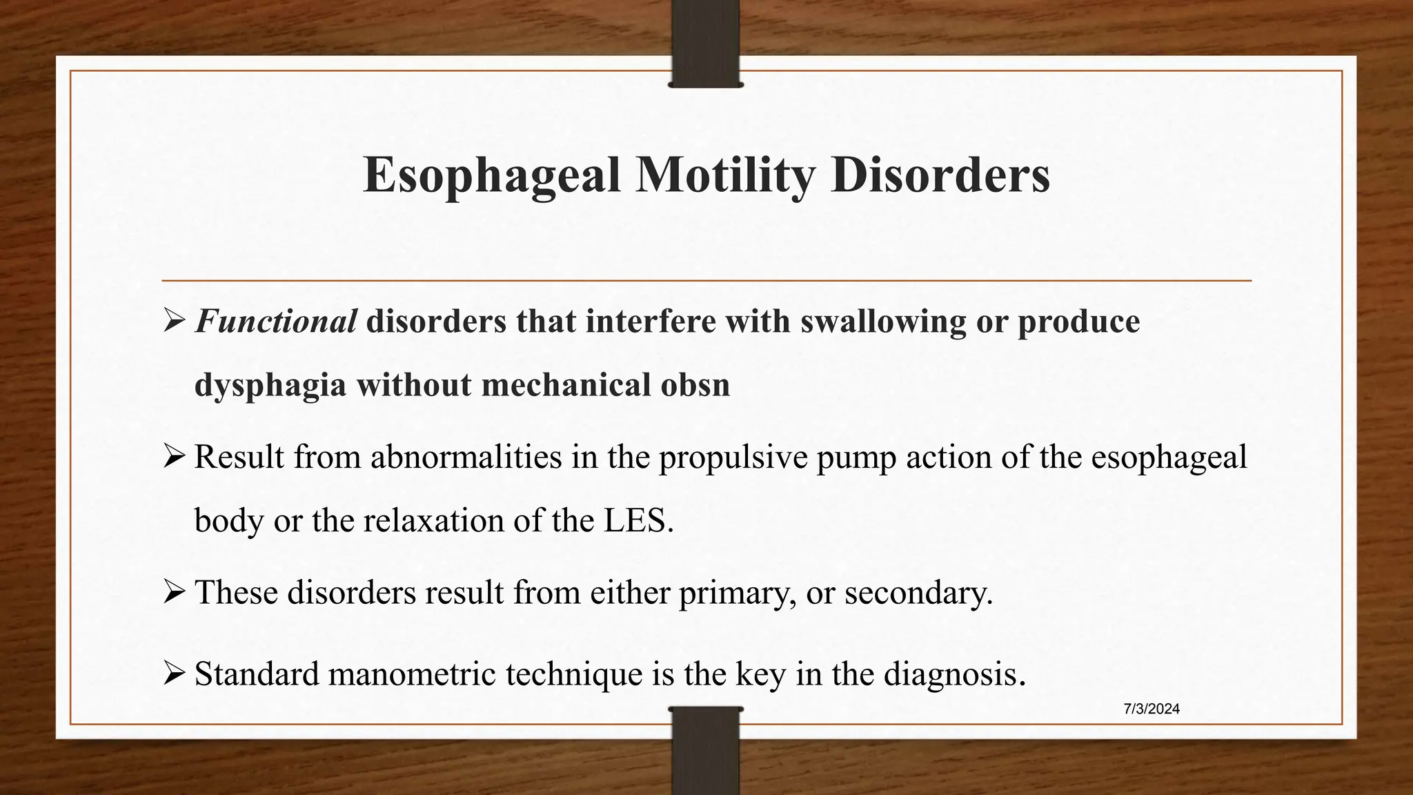 esophageal diseases DR CHALA A 2016.pptx