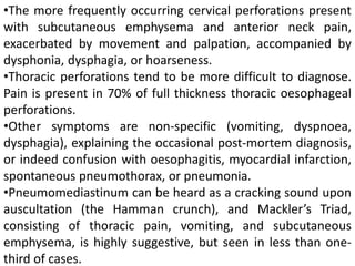 Esophageal injury | PPTX