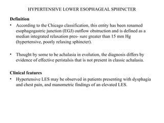 ESOPHAGEAL GASTROS MOTILITY DISORDER.pptx