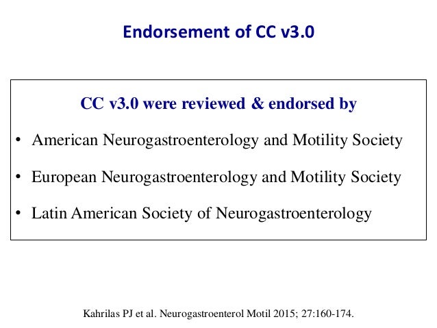 Esophageal motility disorders in Chicago classification v3.0