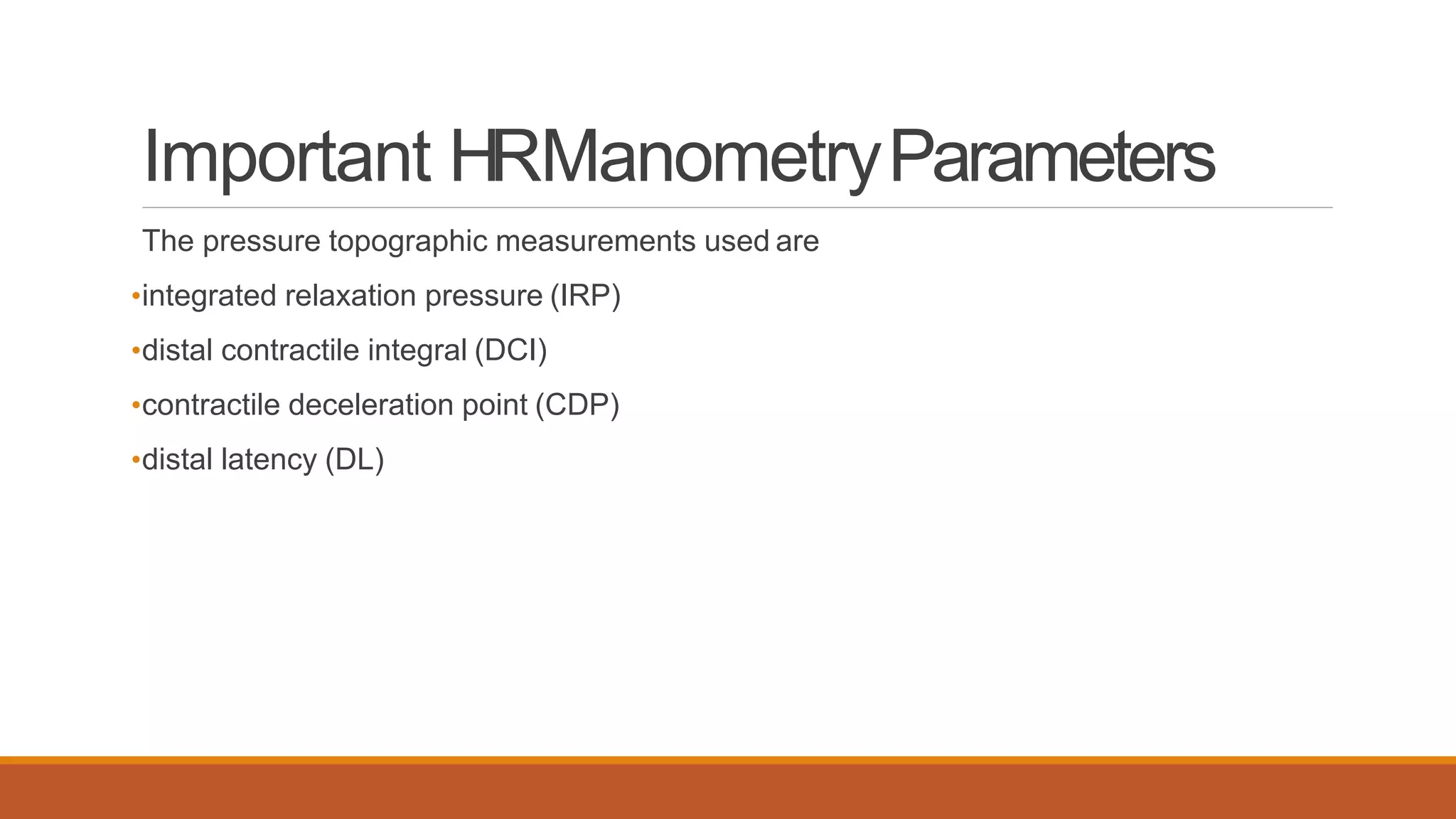 Esophageal motility disorders | PPTX