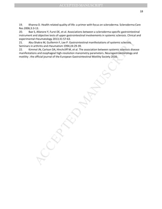 Esophageal motor abnormalities in patients with scleroderma ...