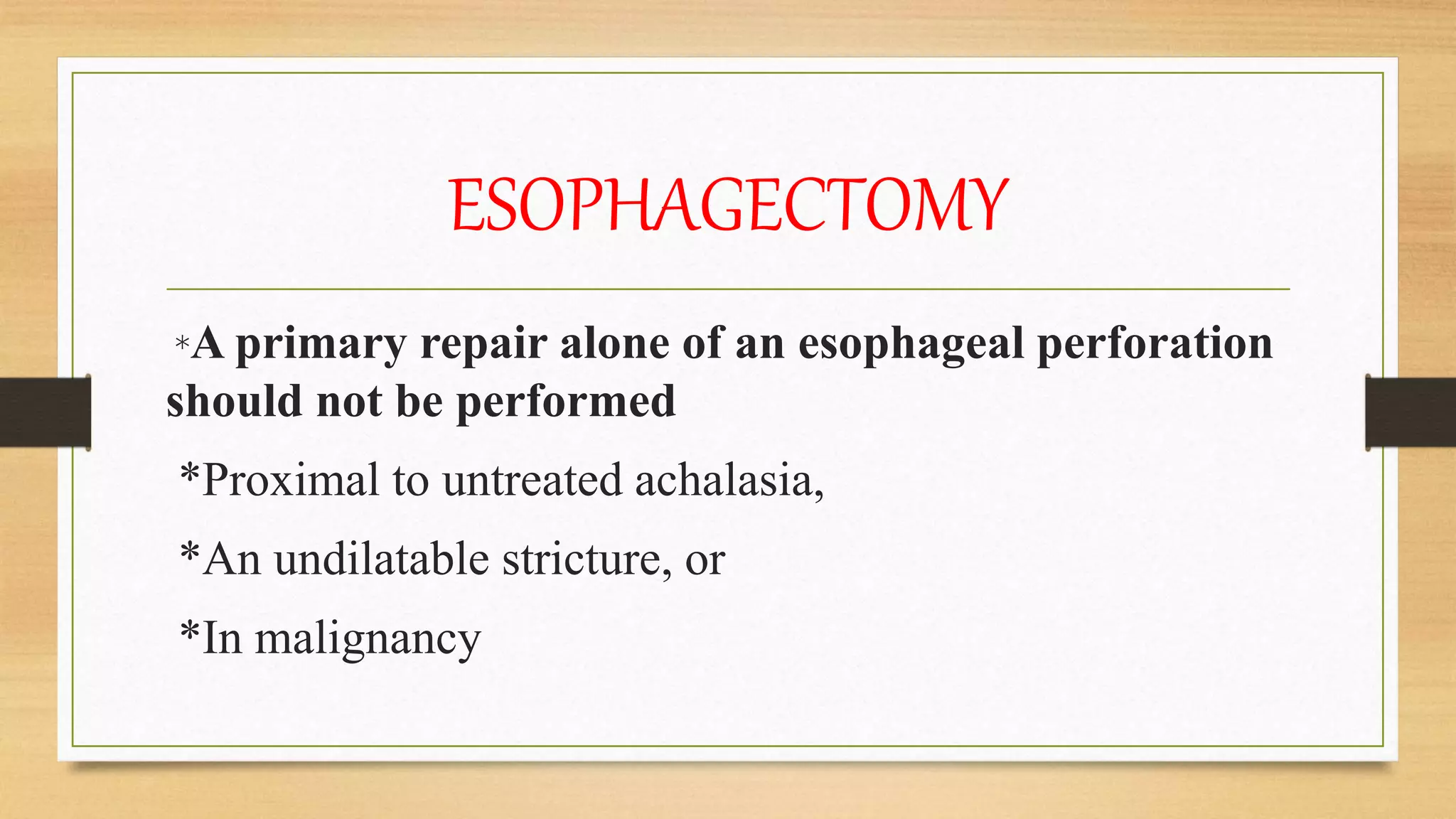 Esophageal perforation.pptx | Digestive Disorders | Diseases and Conditions