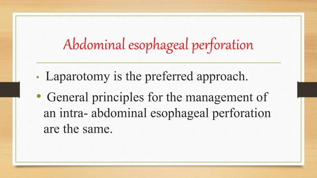 Esophageal perforation.pptx | Digestive Disorders | Diseases and Conditions