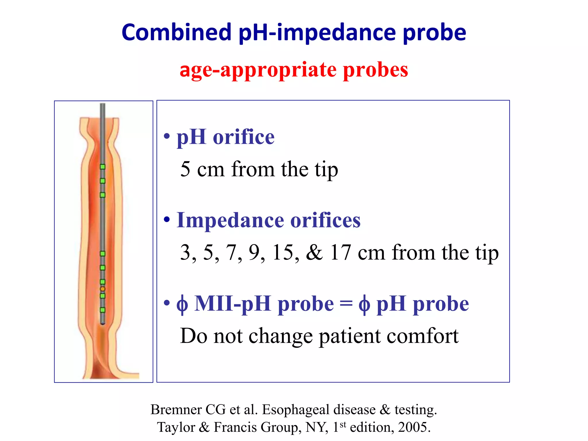 Esophageal pH monitoring in pediatrics | PPTX