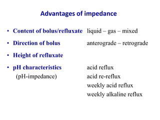 Esophageal pH monitoring in pediatrics | PPTX