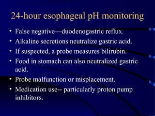 Esophageal p h studies in esophageal disease | PPT