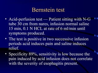 Esophageal p h studies in esophageal disease | PPT