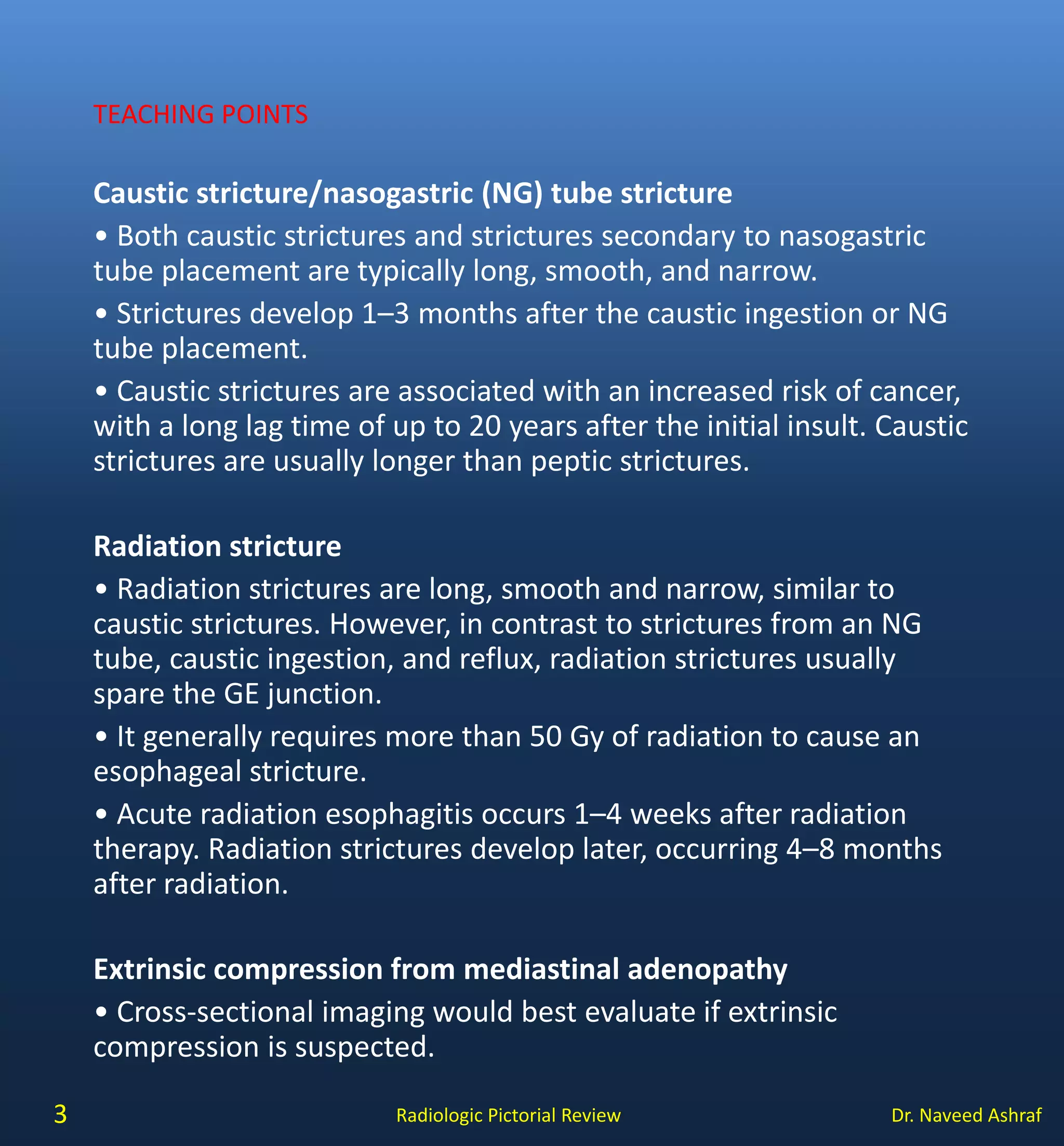 Esophageal Strictures | PDF