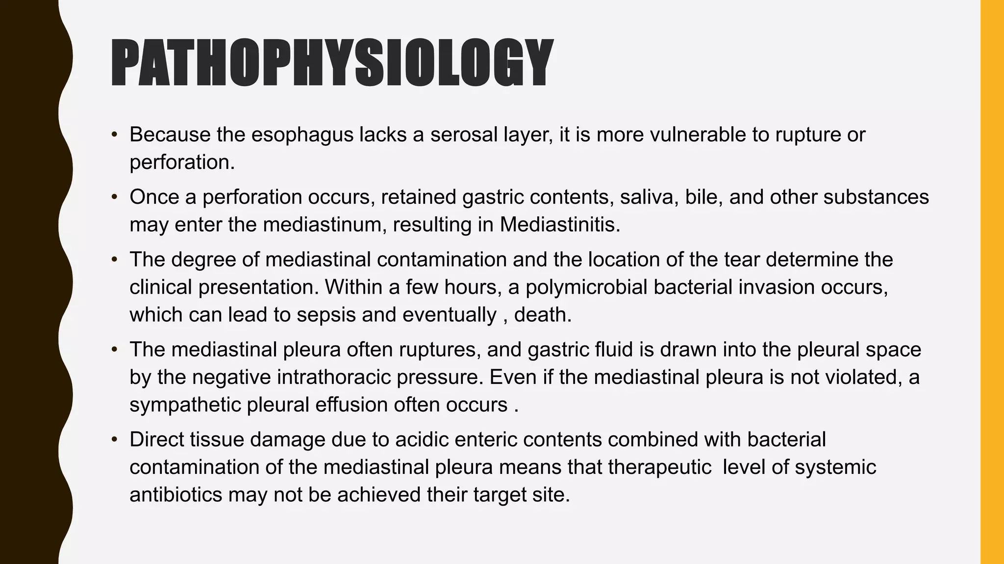 Esophageal trauma | PPTX