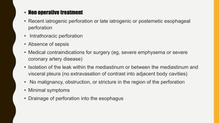 Esophageal trauma | PPTX
