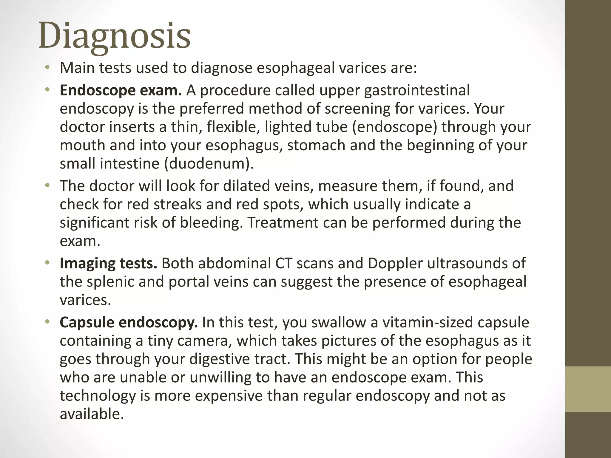 Esophageal varices | PPTX