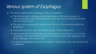 Esophageal varices | PPTX