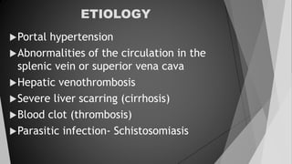 Esophageal varices | PPTX