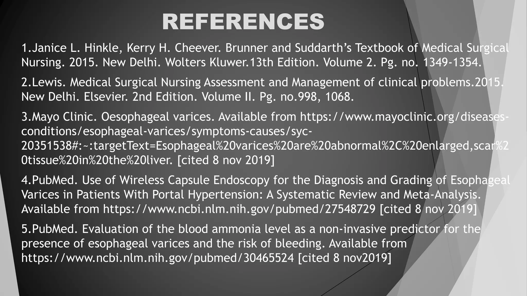 Esophageal varices and its management | PPTX