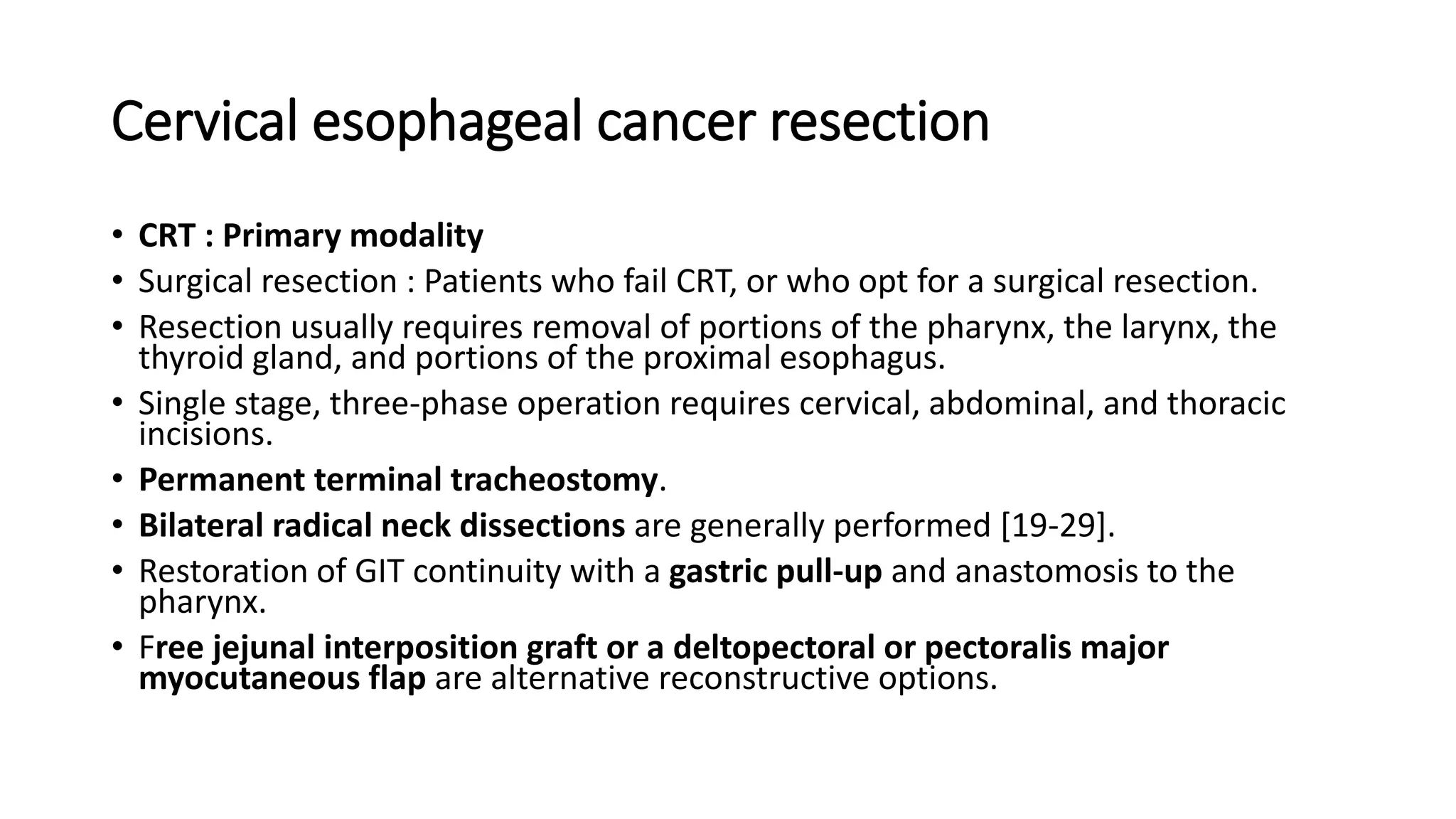 Esophagectomy | PPTX