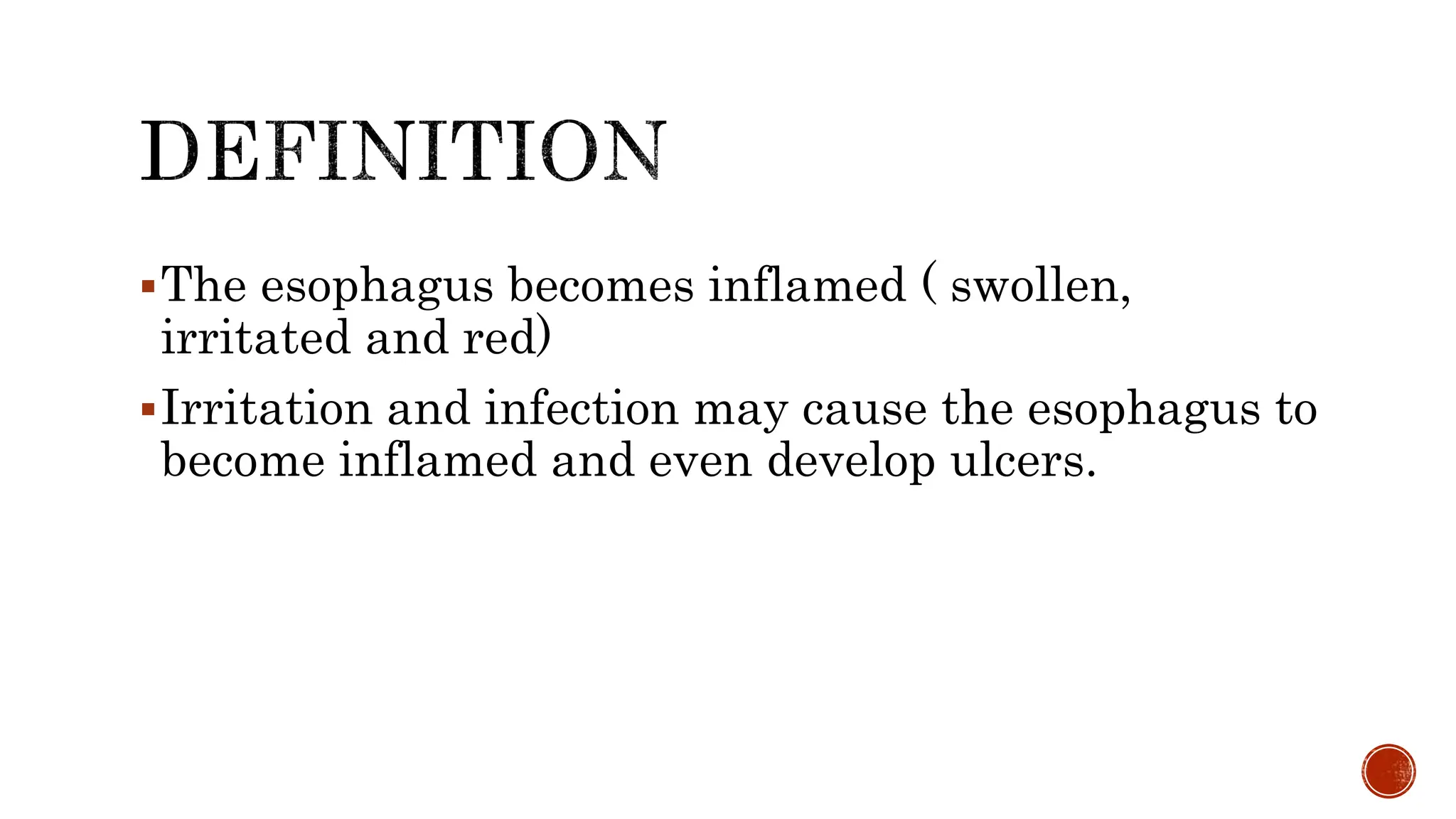 ESOPHAGITIS.pptx...easy to study & learn more | PPTX