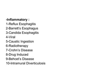 Diagnositc Imaging of the Esophagus | PPT