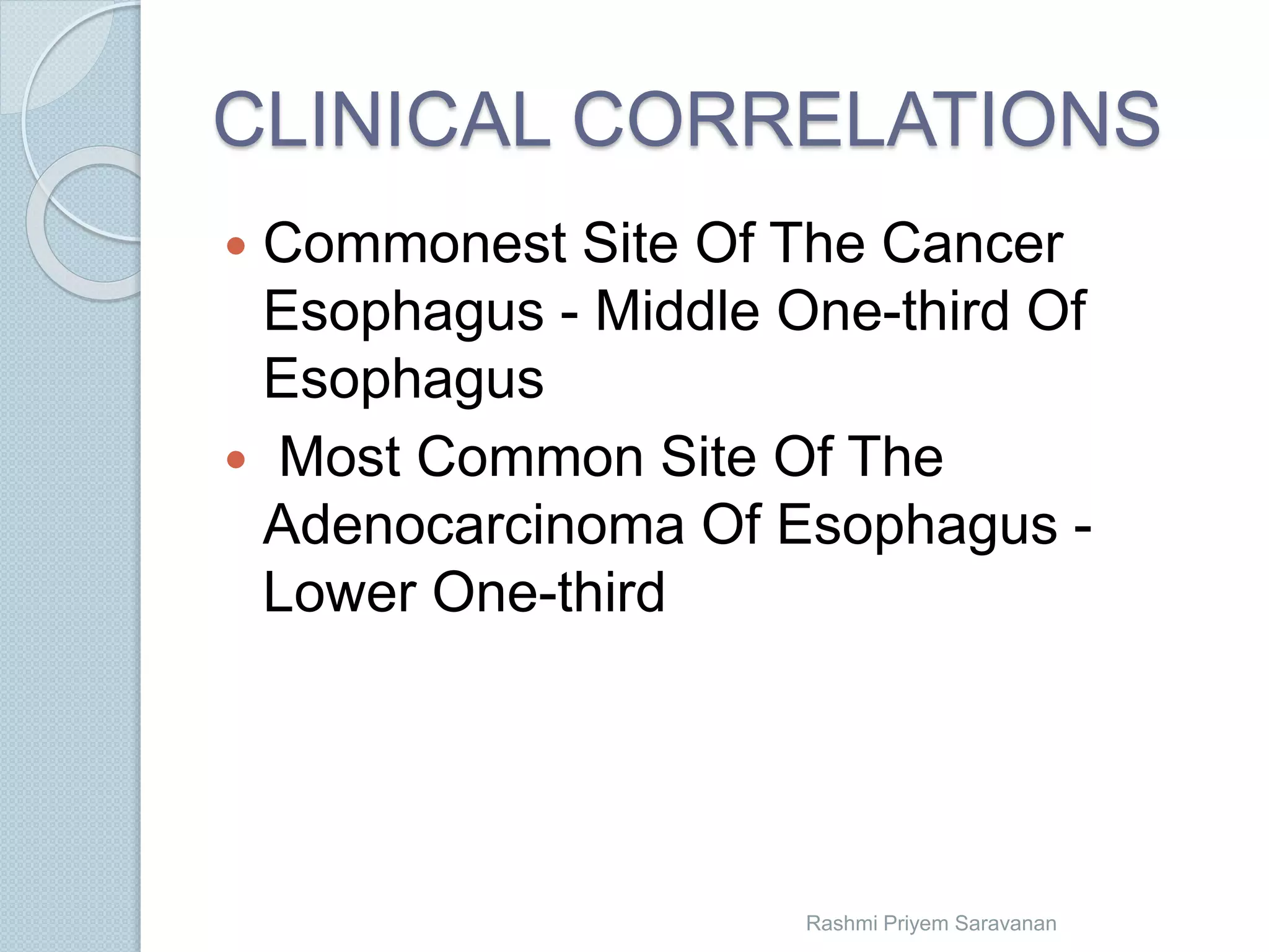 Esophagus | PPTX