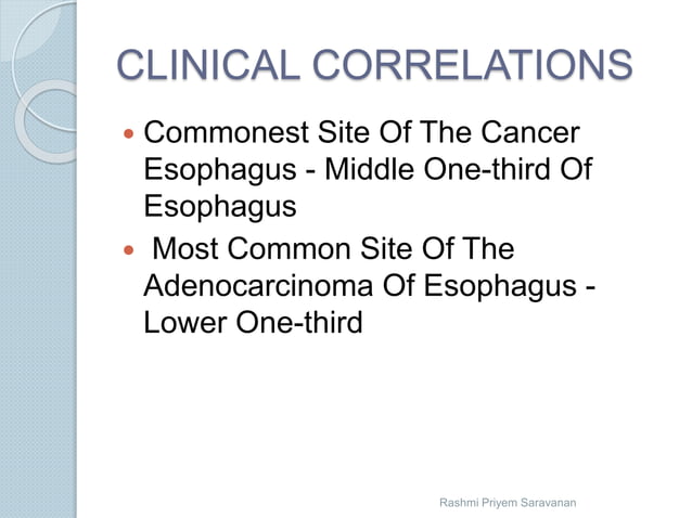Esophagus | PPTX | Thyroid Disorders | Endocrine and Metabolic Diseases