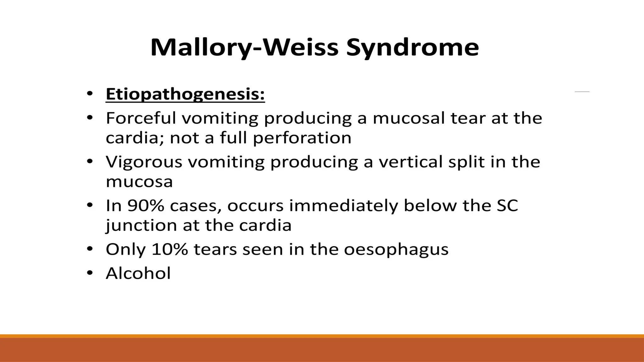 ESOPHAGUS perforation mallory weiss syndrome.pptx