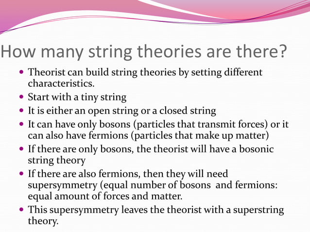 String Theory | PPTX