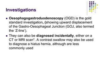 Esophogeal and diaphramatic diseases | PPT