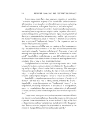 ESOP Participants and Shareholder Rights | PDF