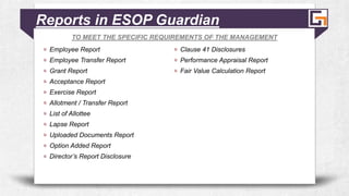 ESOP Guardian | PDF