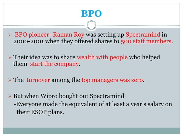 Esop presentation | PPTX | Stocks and Bonds | Personal Investing