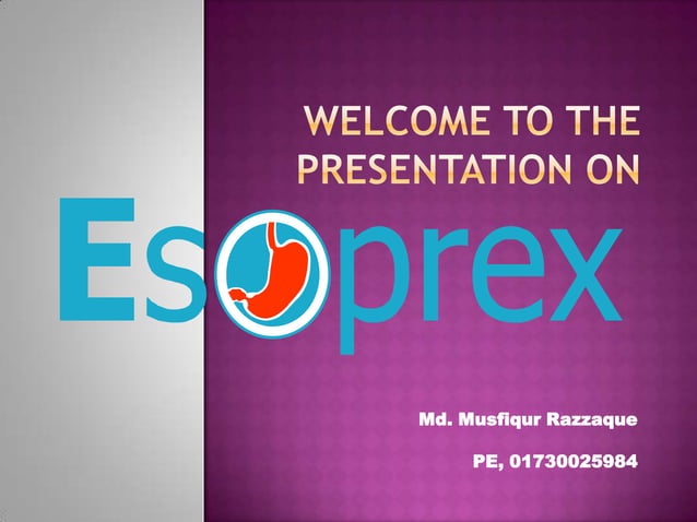 Esoprex prs 2003 | PPT