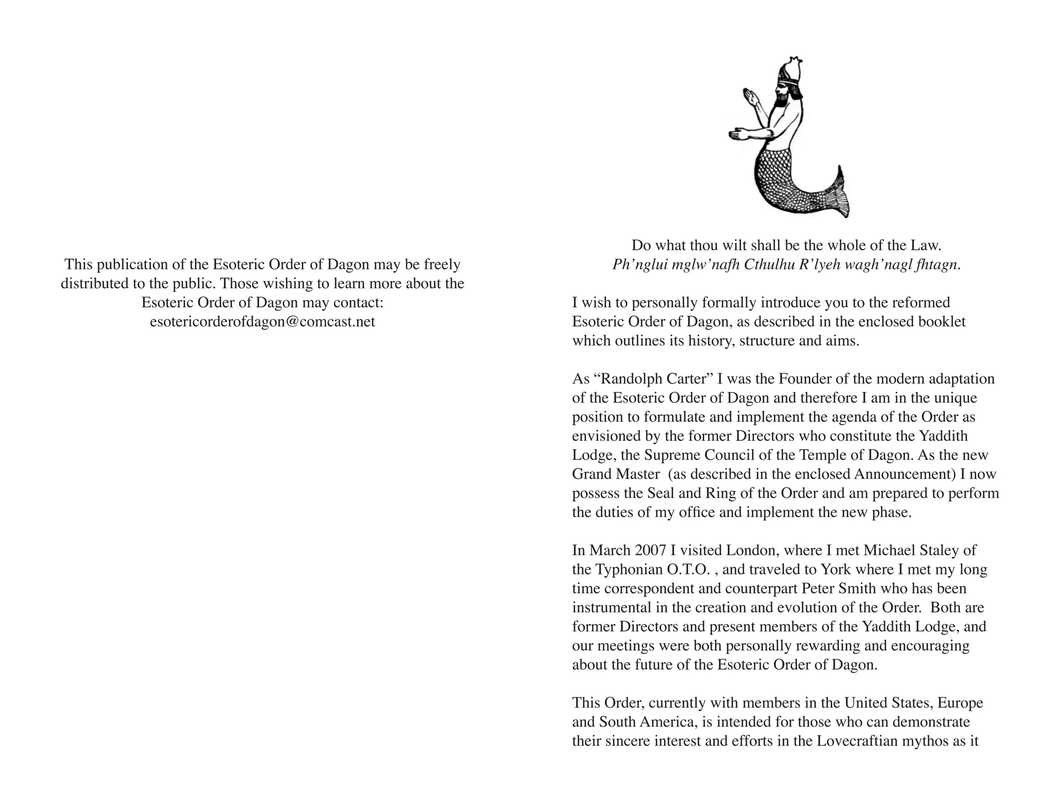 Esoterick.'.order.'.of. ' .dagon.'. introduction | PDF