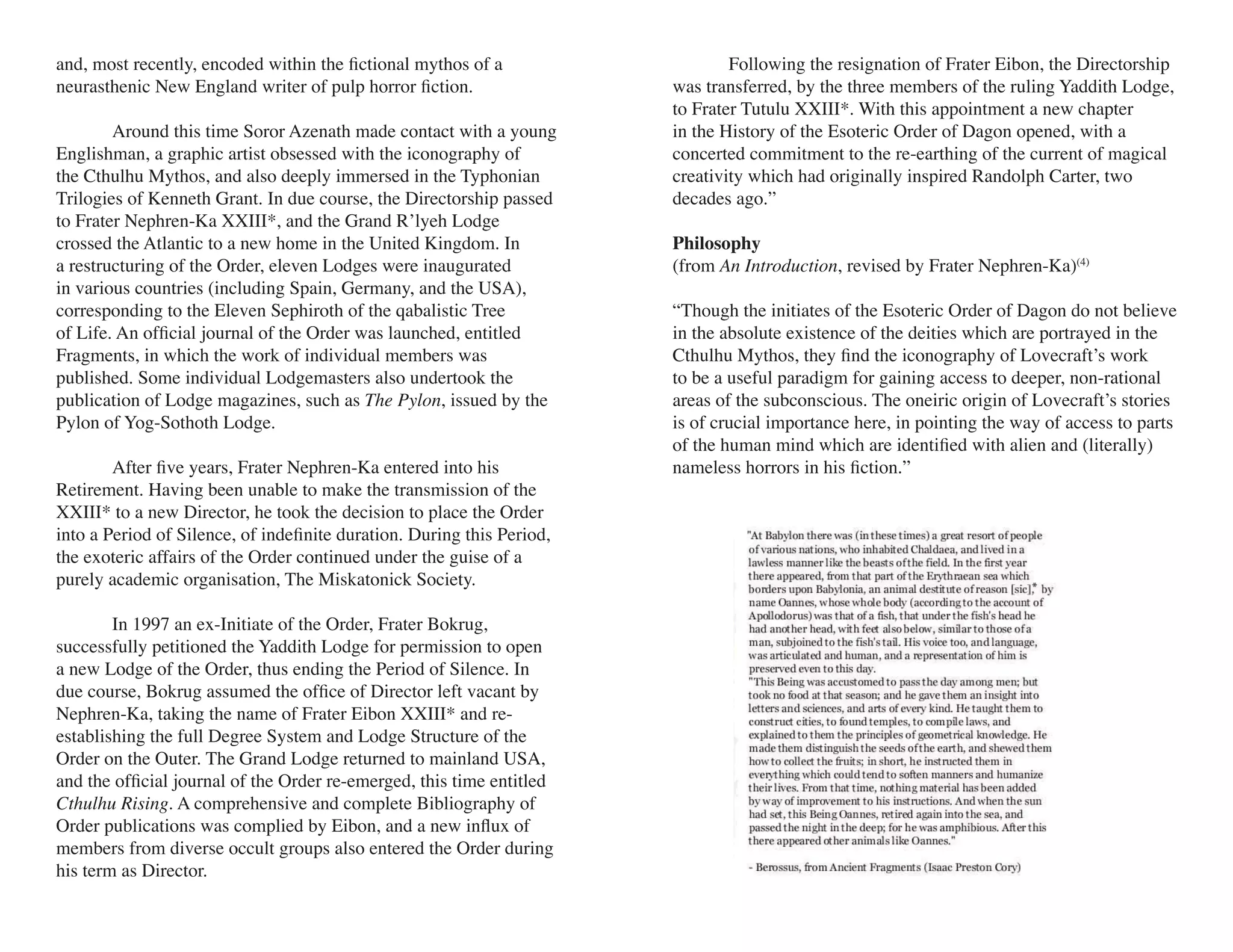 Esoterick.'.order.'.of. ' .dagon.'. introduction | PDF